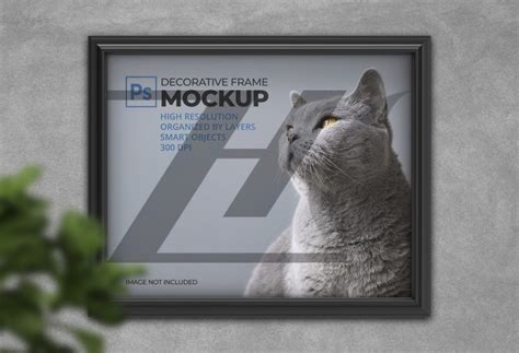 دانلود فایل لایه باز موکاپ قاب تزئینی روی دیوار دانلود رایگان فایل لایه باز، Psd، وکتور، لوگو