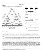 Soil Lab Combined Pdf Name Date Pd SOIL LAB Pre Lab Use The Soil Texture Triangle To