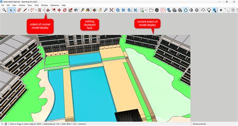 Sketchup Display Of Model Does Not Fill Sketchup Window Pro Sketchup Community