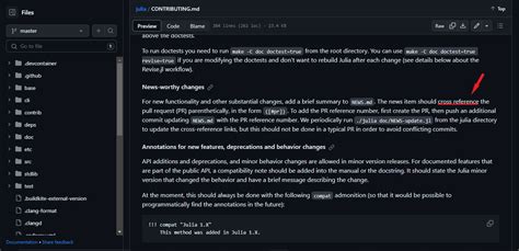Fix Language Errors In Contributingmd · Issue 51556 · Julialangjulia · Github