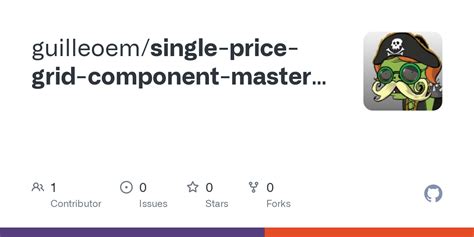 GitHub Guilleoem Single Price Grid Component Master Solution