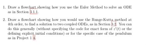 Solved Draw A Flowchart Showing How You Use The Euler Chegg