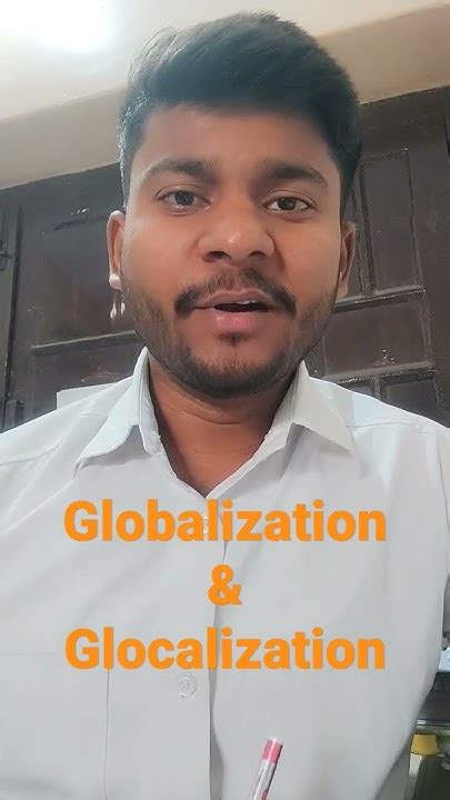 Globalization And Glocalization👈 Youtube