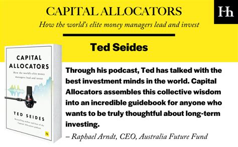 Capital Allocators How The Worlds Elite Money Managers Lead And