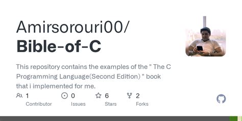 Github Amirsorouri00 Bible Of C This Repository Contains The Examples Of The The C