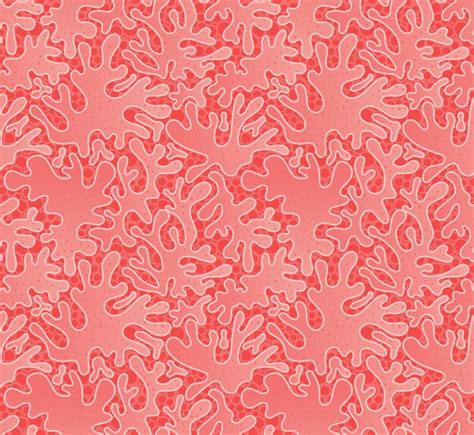 Premium Vector Pink Abstract Corals Seamless Pattern Blobs And Bubbles Vector Illustration
