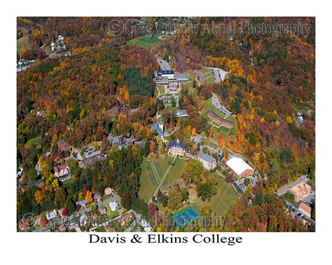 Aerial Photo Of Davis And Elkins College Elkins Wv America From