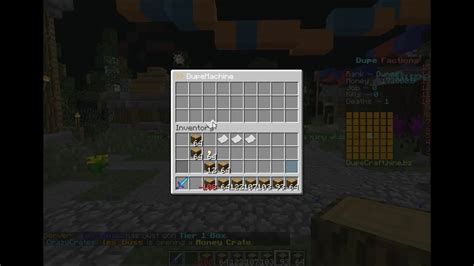 How To Dupe On Dupecraft Minecraft Server Youtube