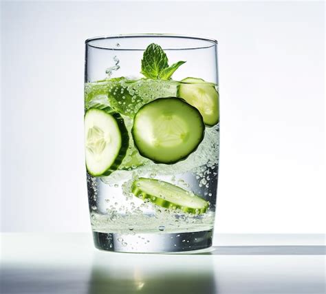 Premium Ai Image Fresh Cucumber Slices