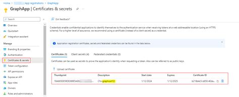Azure Connect To Microsoft Graph Using Powershell With A Certificate