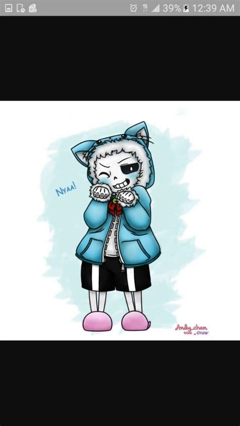 Neko Girl Geno Sans Crush Hot Shy Undertale Amino