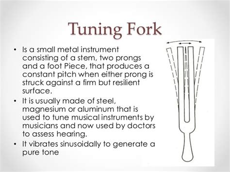 Tuning Fork Test