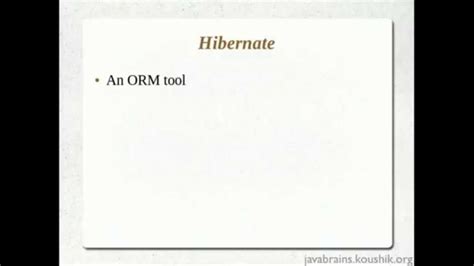 Easy Way To Learn About Hibernate Hibernate Introduction In Hindi