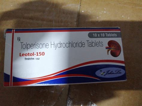 Leotol 150 Mg Tolperisone Hcl Tablet 1x10 Non Prescription At Rs 210 Stripe In New Delhi