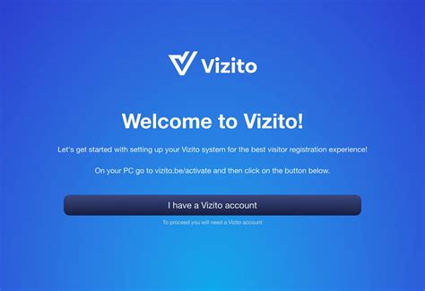 Browser Based Kiosk Vizito Visitor Management System