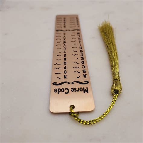 Morse Code Ts Decode A Morse Code With Morsecode Chart Bookmark Canadas 1 Bookmark Shop