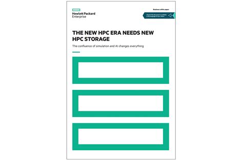 The New Hpc Era Needs New Hpc Storage Hpe United Kingdom
