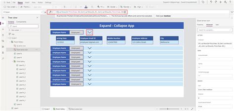 Part 1 Expand Collapse Rows In Powerapps Canvas App Gallery