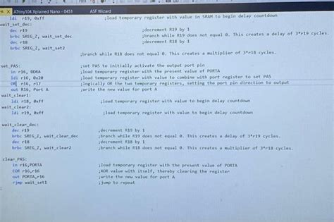Solved Have To Write A Program In Avr To Make An Led Blink