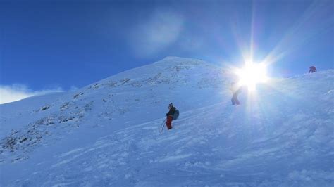 Le Tarent Randonnée à Ski Depuis Letivaz Dans Le Canton De Vaud
