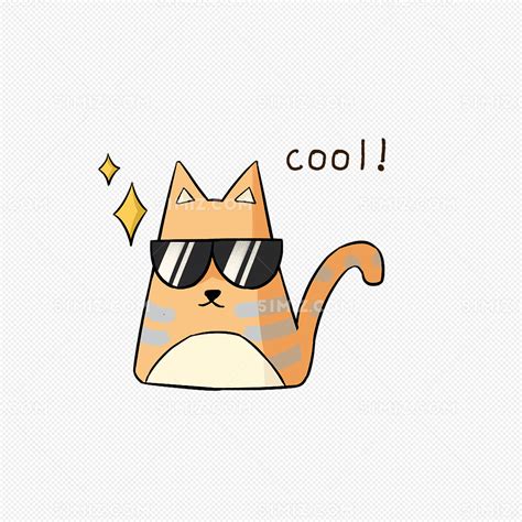 橘猫头像卡通 很火的橘猫头像 橘猫q版 大山谷图库