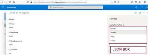 Customize The List Form Using Json In Sharepoint Online Step By Step Global Sharepoint