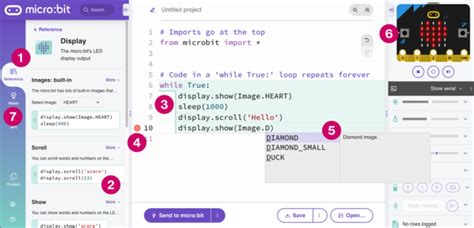 python editor micro bit