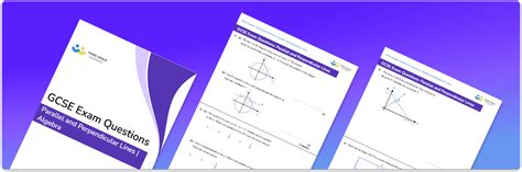 Parallel And Perpendicular Lines Exam Questions GCSE Maths FREE