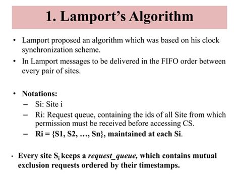 Distributed Mutual Exclusion And Distributed Deadlock Detection Pptx Operating Systems