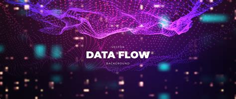 Wave Lines Flowing Dynamic Royalty Free Vector Image