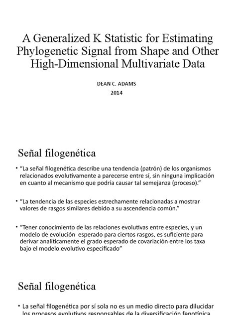 A Generalized K Statistic For Estimating Phylogenetic Signal From Shape And Other High
