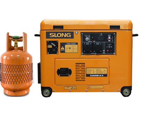 Slong Silent Lp Gas Natural Gas Generator Set Silent Generator And Lpg Generator