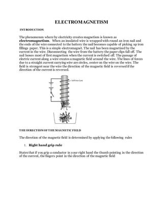 Electromagnetism DOCX