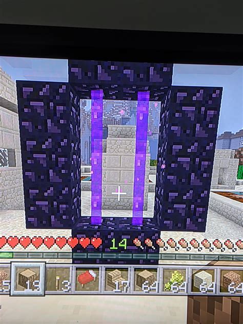 My Nether Portal Texture Bugged Out For Some Reason But With That Said