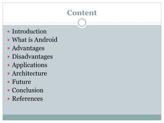 Android Operating System Ppt Pptx