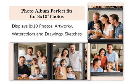 Aevdor 8x10 Photo Album 168 Pockets Holds 168 Photos Large