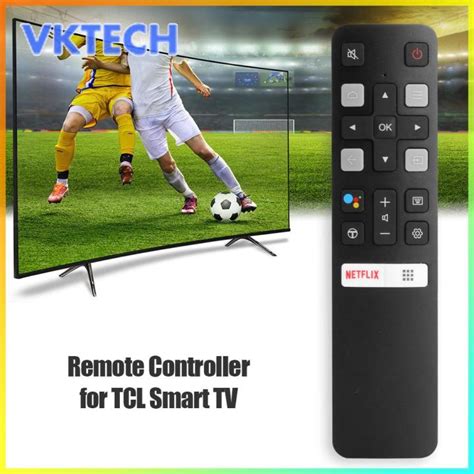 Vktech Smart TV Remote Control Replacement Controller For TCL 65P8S 55P8S 55EP680 Lazada PH