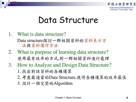 Ppt Fundamentals Of Data Structures In C Chapter 1 Basic Concept Powerpoint Presentation