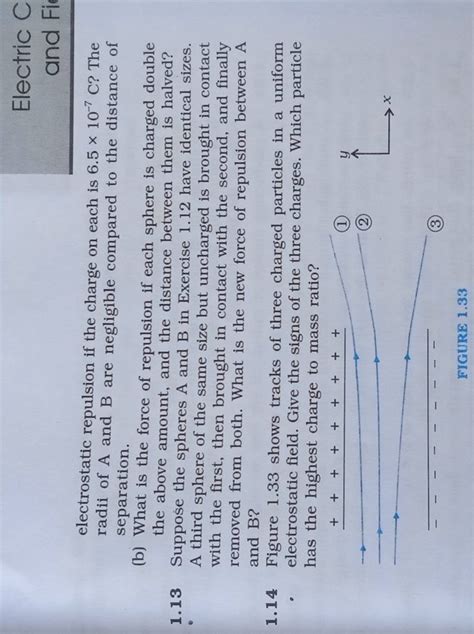 Electrostatic Repulsion If The Charge On Each Is 65×10−7c The Radii Of