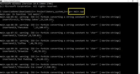 Bakery Management System Project In C With Source Code