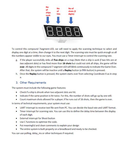 Solved Design A Simple Battleship Game Using Avr Solved Design A Simple Battleship Game Using Avr