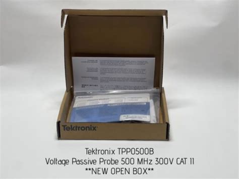 Tektronix Tpp0500b Voltage Passive Probe 500 Mhz 300v Cat Ii New Open Box Ebay