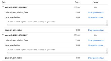 c1w2 assignment gaussian elimination exercise 2 linear algebra for