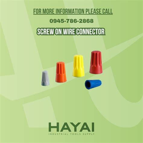 Screw On Wire Connector Commercial Industrial Industrial Equipment On Carousell