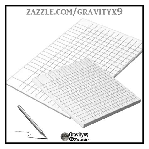 Graph Column Lined Chart Notepad Zazzle Note Pad Design Note Pad