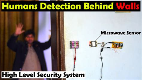 Microwave Sensor With Arduino For Humans And Objects Detection Behind