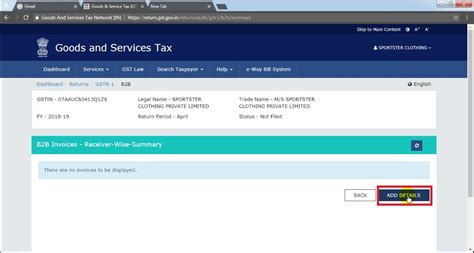 how to fill gstr 1 online at gst portal gst return format