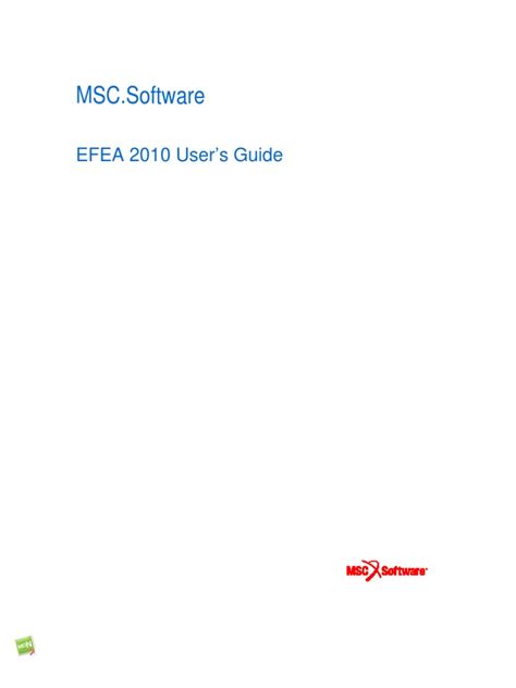 Md Nastran 2010 Efea User Guide Pdf Finite Element Method Physics