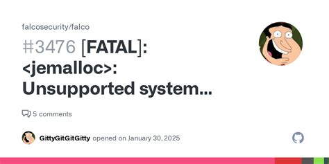 Fatal Unsupported System Page Size · Issue 3476 · Falcosecurityfalco · Github