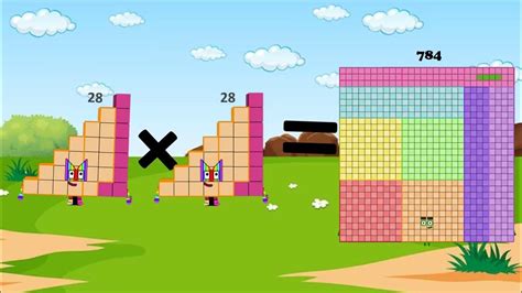 Numberblocks Multiplication Big Numbers From 21 To 30 Learn Math Youtube